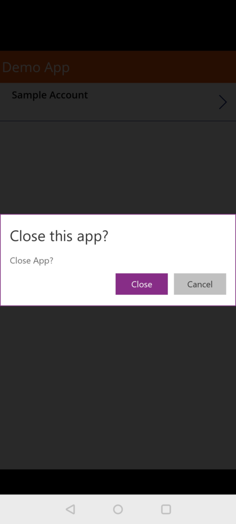 How to show a custom confirmation message when user exit a PowerApps ...